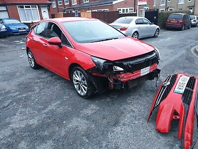 2016 16reg Vauxhall Astra K 1.0 Turbo Petrol In Red – Accident Damaged Cars